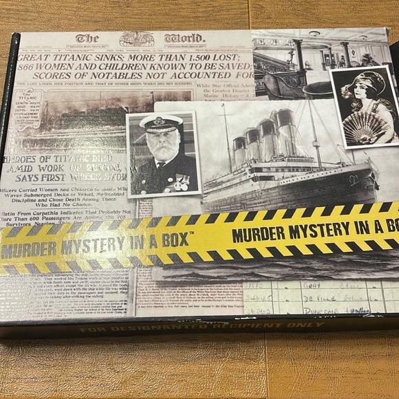 Games | Murder Mystery In A Box The Titanic | Poshmark